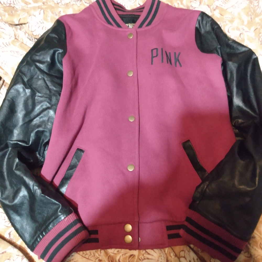 Pink Varsity Jacket - Gem